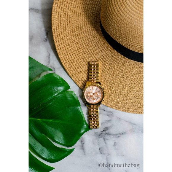 Michael Kors | Accessories | New Michael Kors Lexington Gold Toned ...